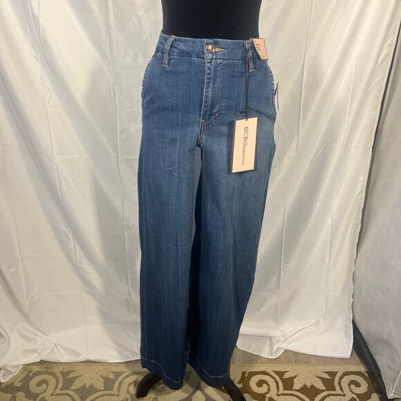 BCBGeneration | Jeans | Juniors Bcbgeneration High Waist Wide Leg ...